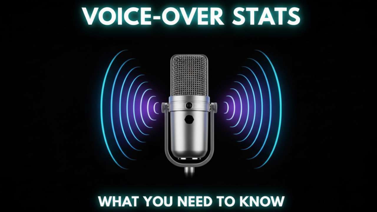 Voice-Over Industry: 20 Insightful Statistics You Should Know